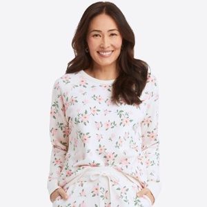 Draper James | Tops | Nwt Draper James Natalie Sweatshirt In Cream Pink ...